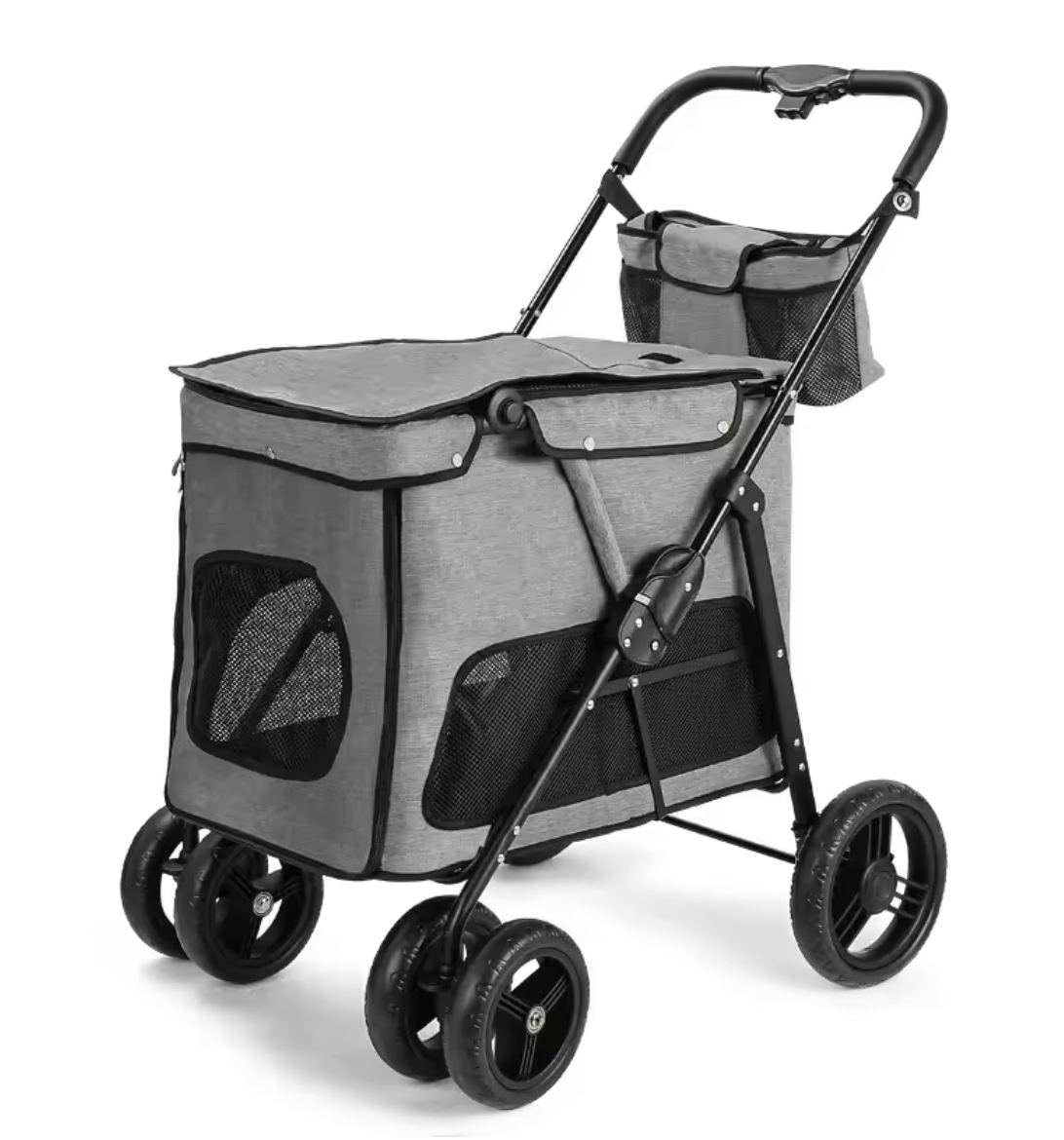 Premium Paws - Large Foldable Dog Stroller - Pet Pram | Shop Today. Get ...