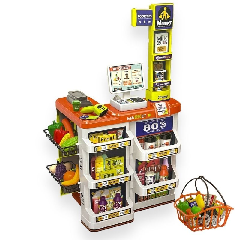 Super Saver Mart Playset - Supermarket Toy - Toys for Toddlers - 60 ...