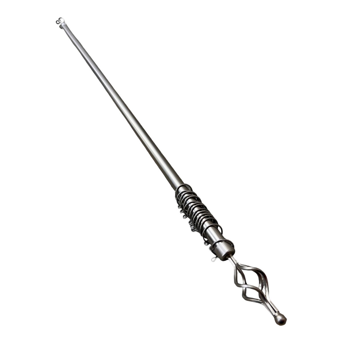 Matt Silver Iron Powder Coated Curtain Rod | Shop Today. Get it ...