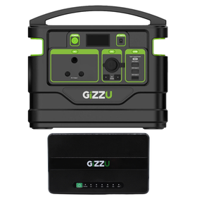 Gizzu 296Wh Portable Power Station Includes Gizzu 8800mAh DC UPS Bundle ...