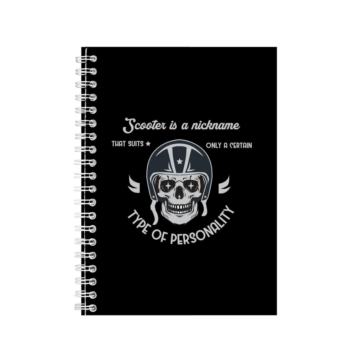 Type Of Personality Notebook Scooter Gift Idea A5 Notepad 149 | Shop ...