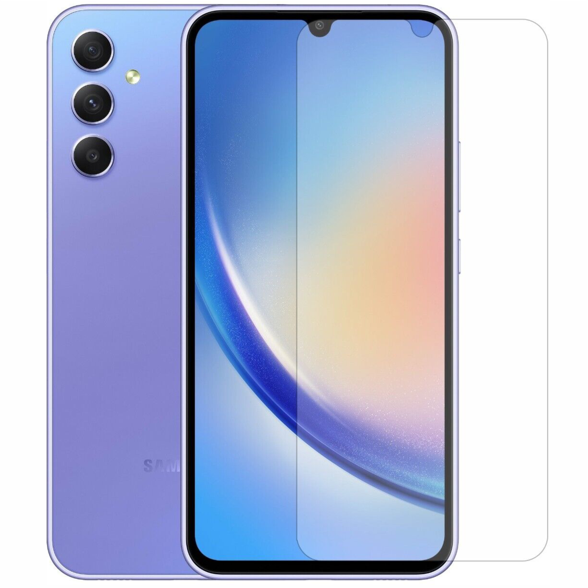 Samsung Galaxy A34 Tempered Glass 9H Screen Protector | Shop Today. Get ...