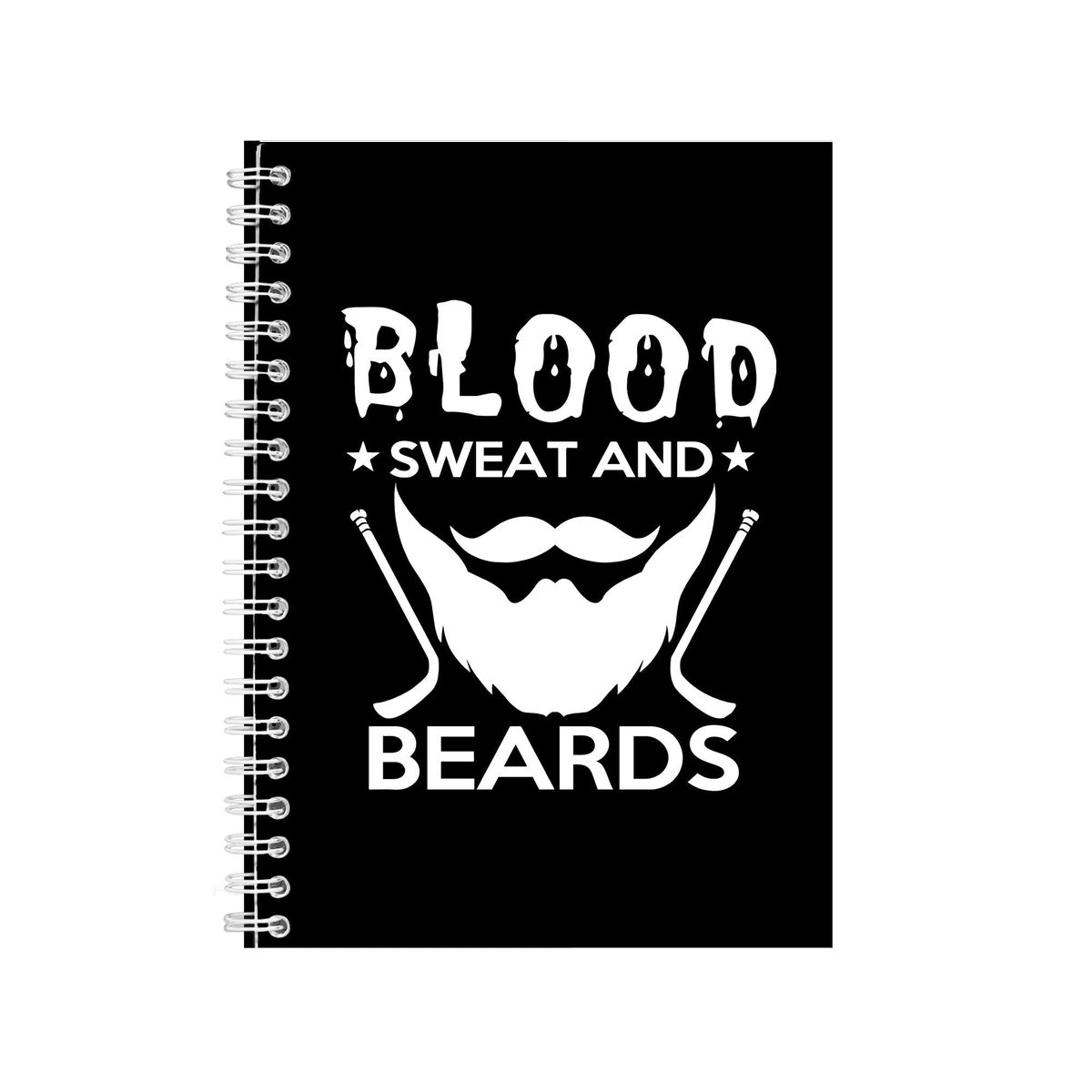 Blood Sweat And Beards Notebook Gift Idea Writing Book Notepad Pad 26 ...