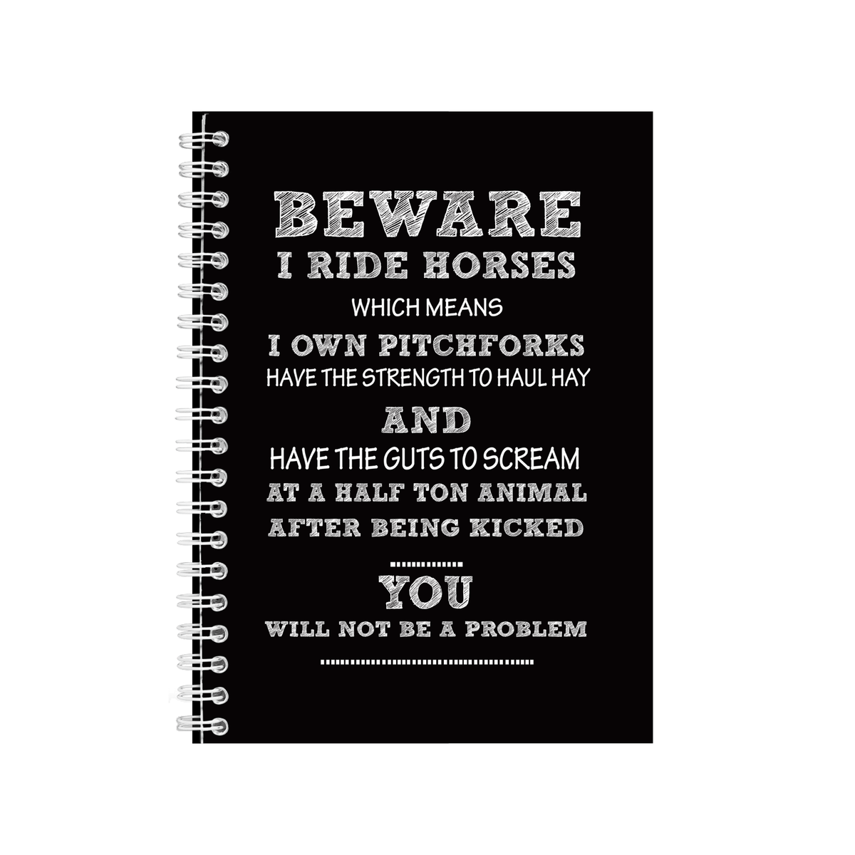 Horse Notebook - Great Equestrian Gift Idea - Writing Books Notepad Pad ...