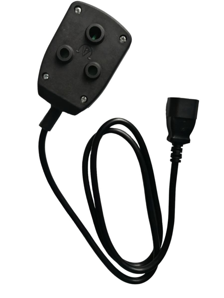 2 - Way Plug With IEC Connector For UPS - 1m Long cord | Shop Today ...