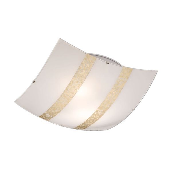 Radiant - Ceiling Light Square - Gold E27 3x60w | Shop Today. Get it ...