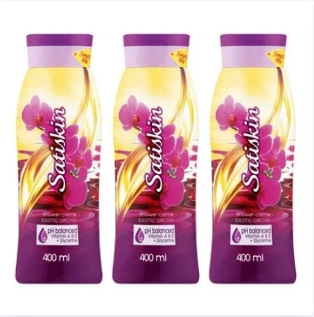Satiskin Shower Creme - Exotic Orchid- 400ml - Pack of 3 | Shop Today ...