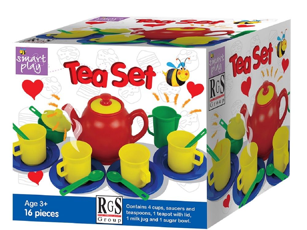 Smart Play 18 Piece Tea Set - Plastic | Shop Today. Get it Tomorrow ...