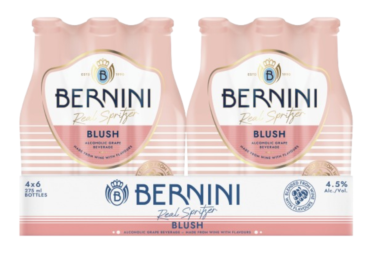 Bernini - Blush - Case 24 x 275ml | Shop Today. Get it Tomorrow ...