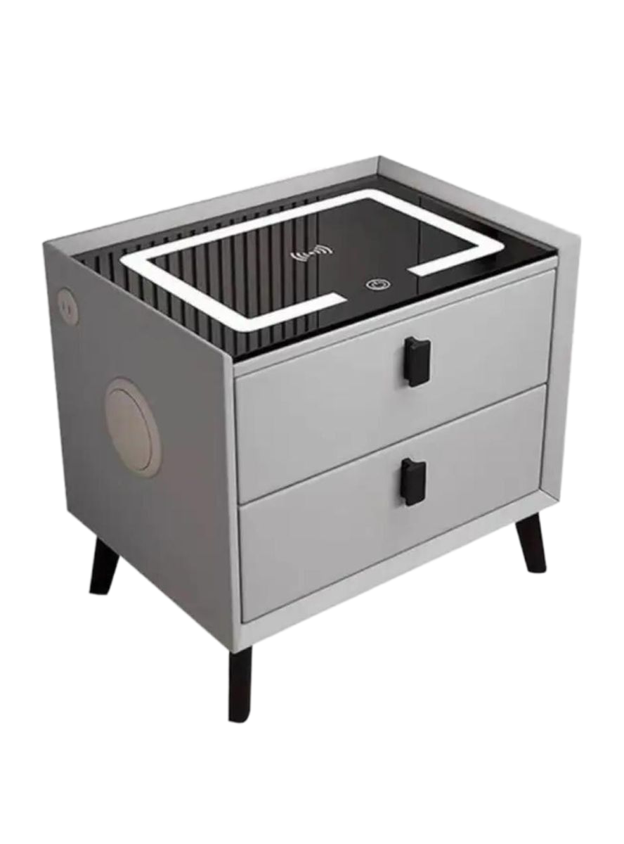 Smart Bedside Table With Speaker Wireless Charging - 40x40x46cm | Shop ...