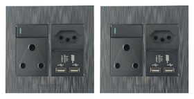 Hello Today Single Plug, Euro and 2 USB Socket - 2 Pack | Shop Today ...