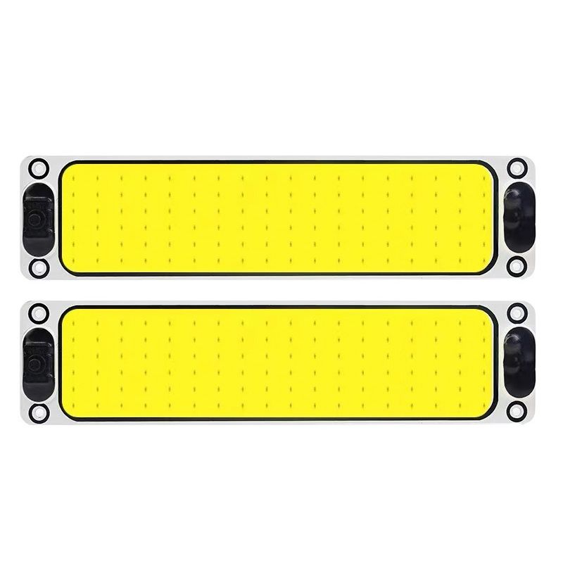 2Pcs White Cob 108 LED 12V 24V Roof Ceiling Interior Wired Lamp | Shop ...