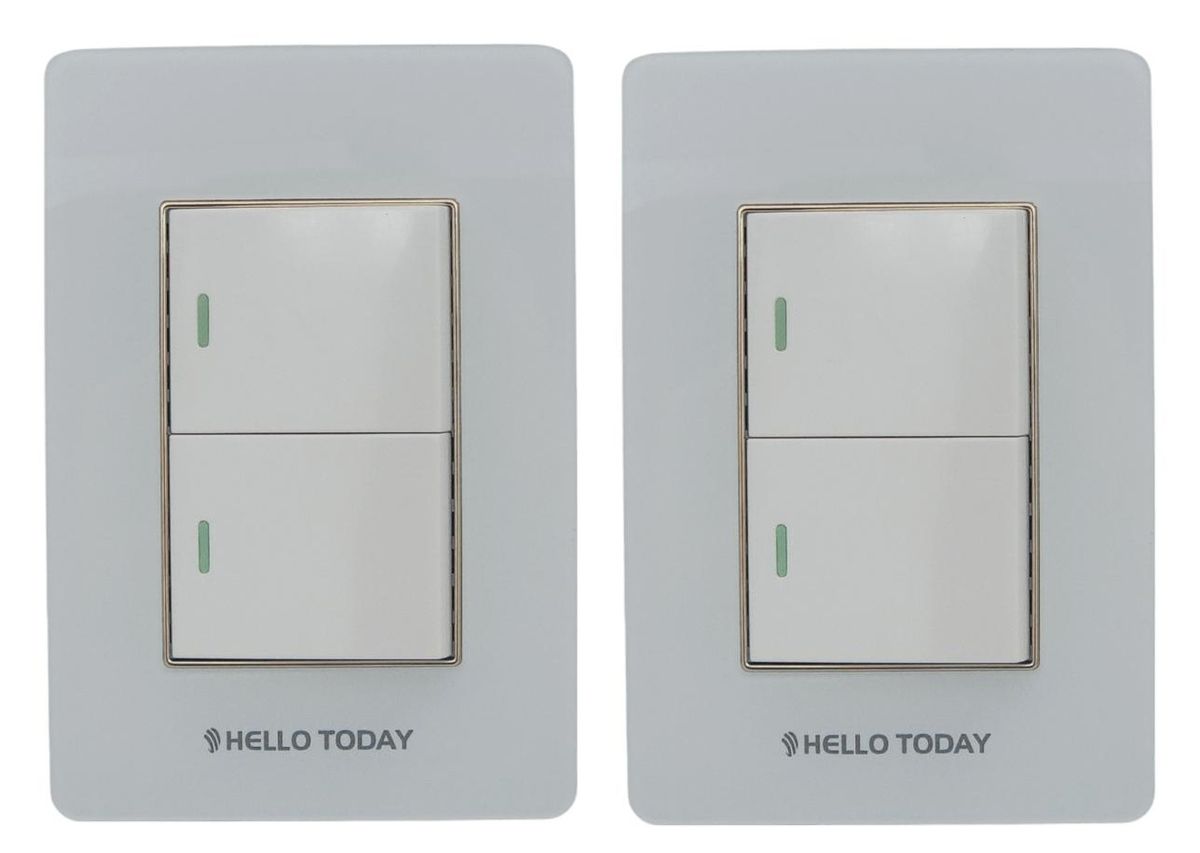 Hello Today Acrylic Gloss 2 Lever Light Switch 2 Way - 2 Pack | Shop ...