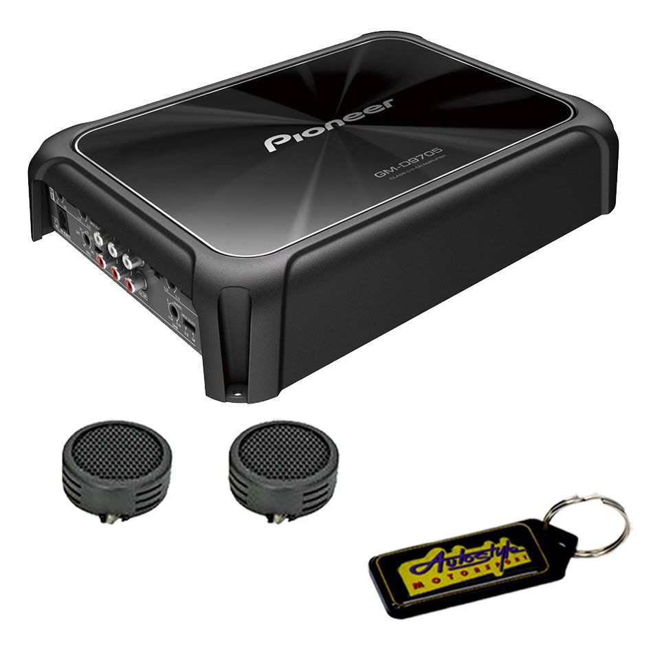 Pioneer 5 Channel 2000W Class-D Amplifier & Evo Tweeters & Gel Key ...