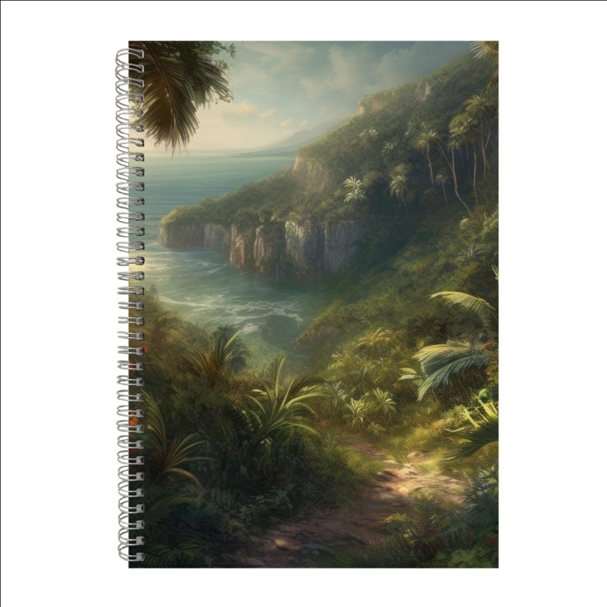 Jungle A4 Notebook lines Pad for Work Tropical Graphic Design Present ...