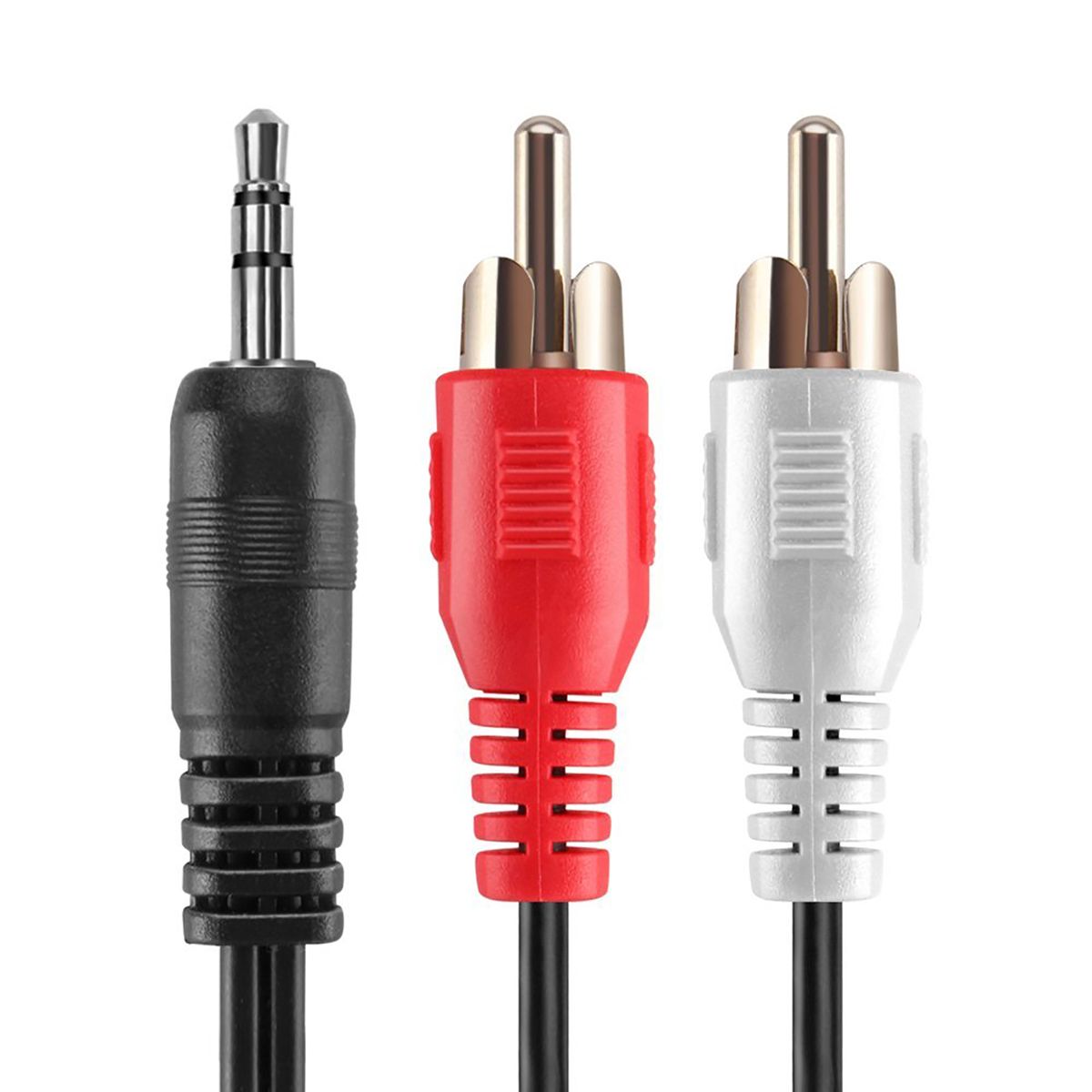 Aux 3.5mm Audio Jack to 2 RCA Male Audio Stereo Cable | Shop Today. Get ...
