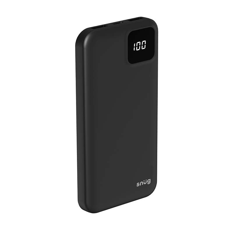 Snug 10,000mAh Square Digital Power Bank - Black | Shop Today. Get it ...