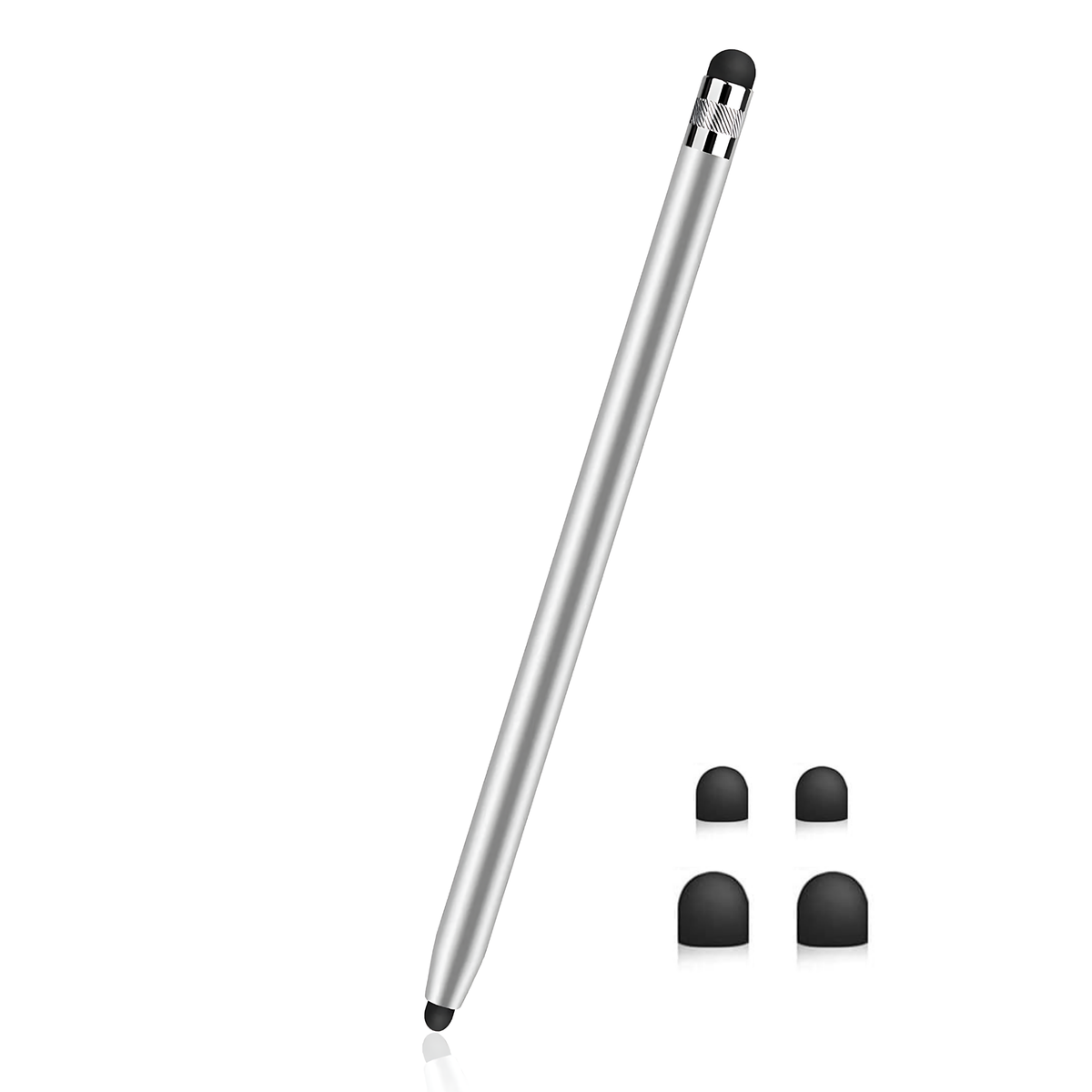 Miccory - Duo Silicone Tip Stylus & Extra Tips (Silver) | Shop Today ...