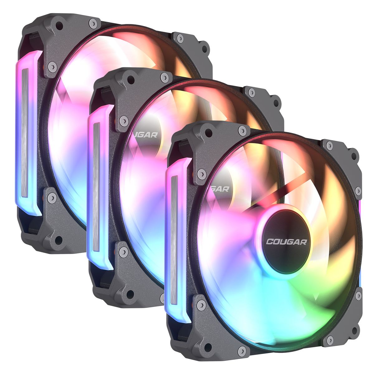 Cougar APOLAR 120 ARGB Daisy-Chaining 3 Pack Case Fan - Black | Shop ...
