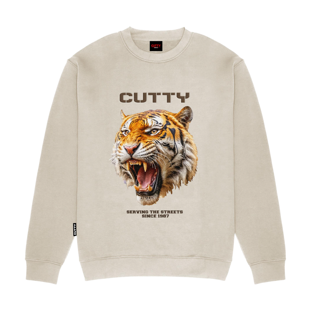 Cutty Men Saber Sweat Top - Cream | Shop Today. Get it Tomorrow ...