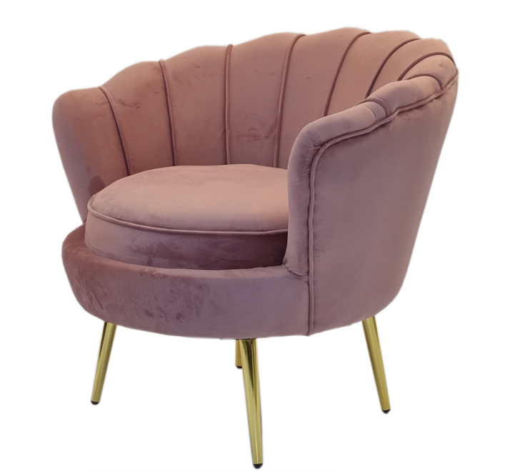 Velvet Single Seater Couch - Pink | Shop Today. Get it Tomorrow ...