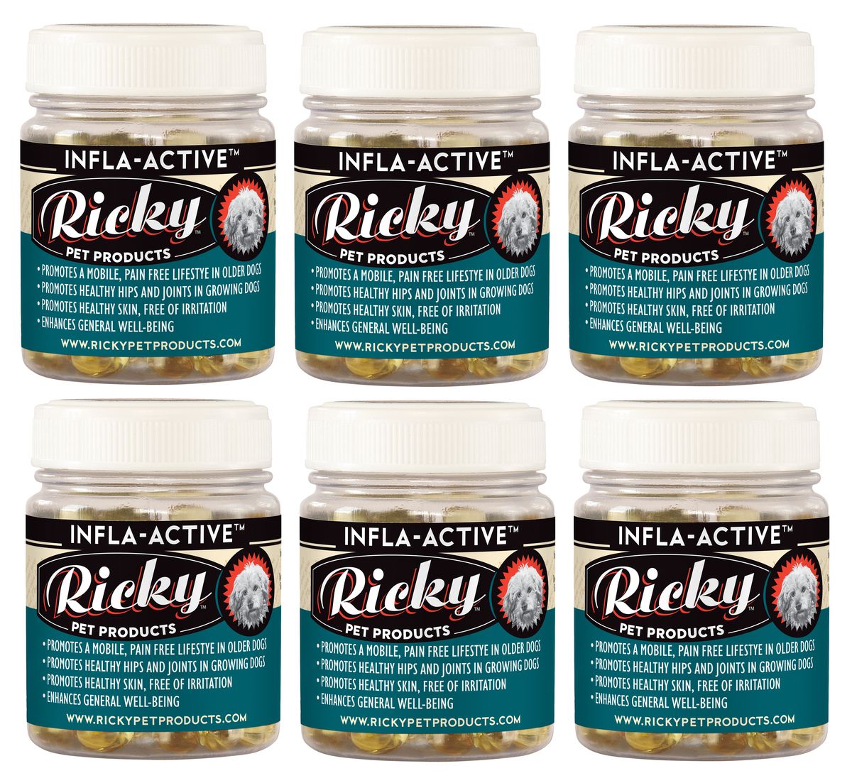 Ricky Infla-Active 90s Capsules with Buchu Bulk Pack of 6 units | Shop ...