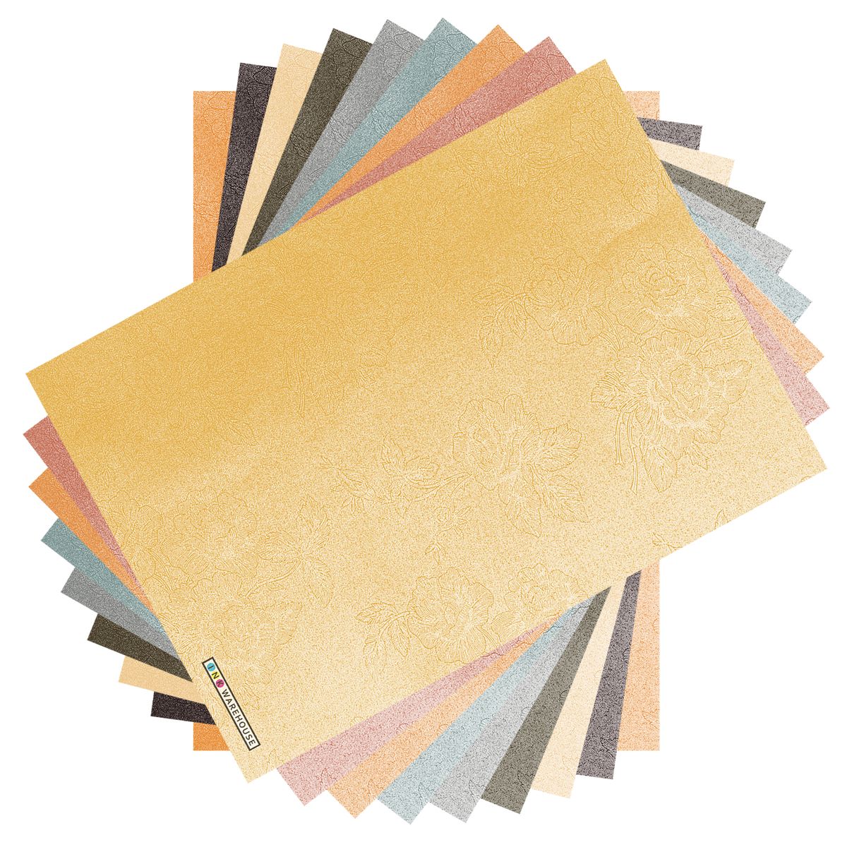 Textured card cardstock A4 130GSM for Crafts DIY Project Multipack 9 ...