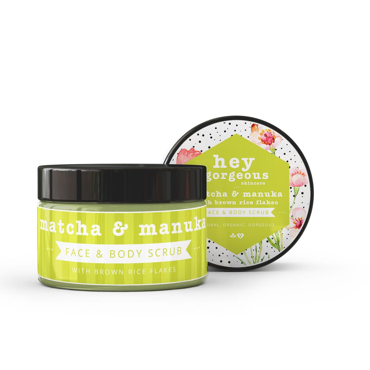 Hey Gorgeous , Matcha & Manuka Face & Body Scrub, 200g | Shop Today ...