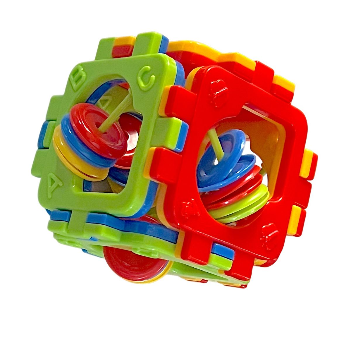 Shake, Rattle, and Roll! The Take-Apart Square Cube Baby & Kids Toy ...
