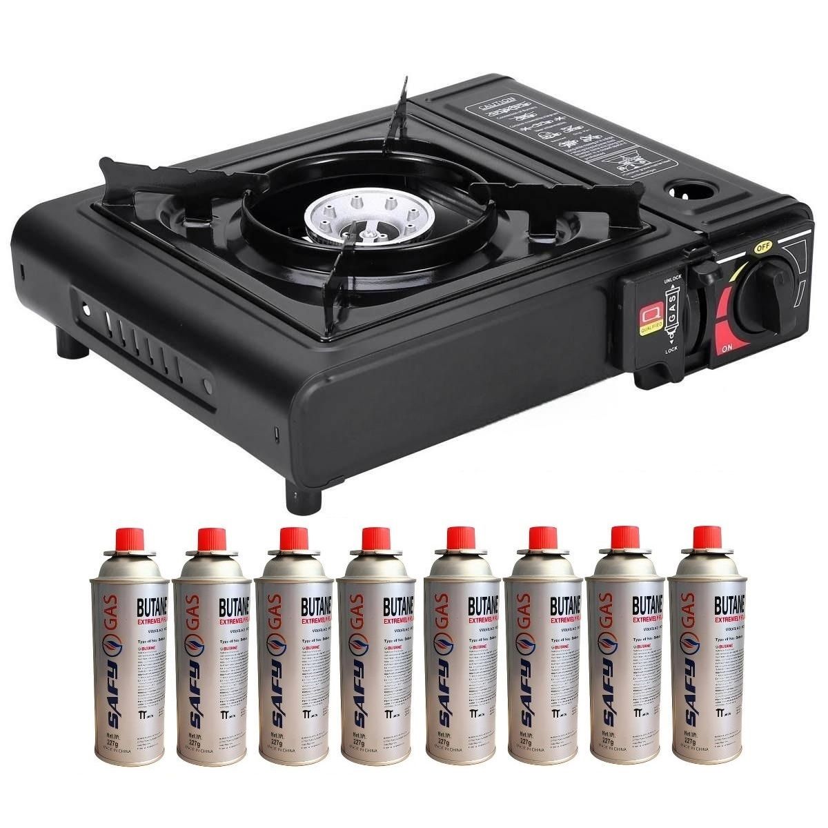 Portable Camping Gas Stove BDZ-005 + Gas Canisters(8packs MGT) | Shop ...