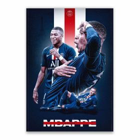 Kylian Mbappe PSG Collage Poster - A1 | Shop Today. Get it Tomorrow ...