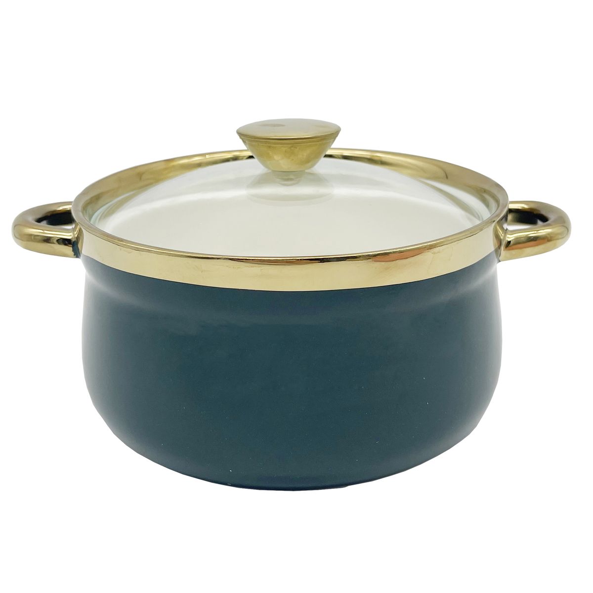 Elegant King 20cm Ceramic Coating 1.2L Serving Pot - Emerald | Shop ...