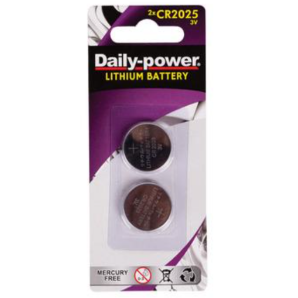 Daily Power - 2 Pack CR-2025 3V Lithium Batteries- Pack Of 3 | Shop ...