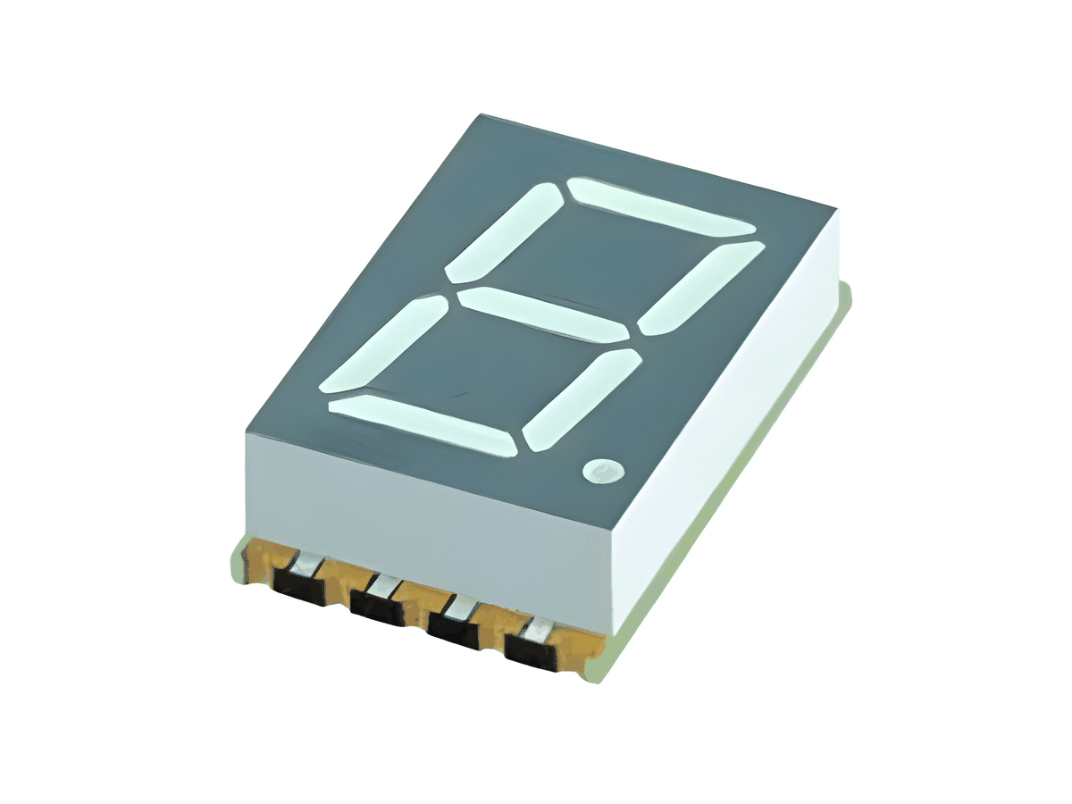 KCSA04-101 SMD 7-Segment Display 10mm Red CA 1200 cd 0.4" Digit | Shop ...