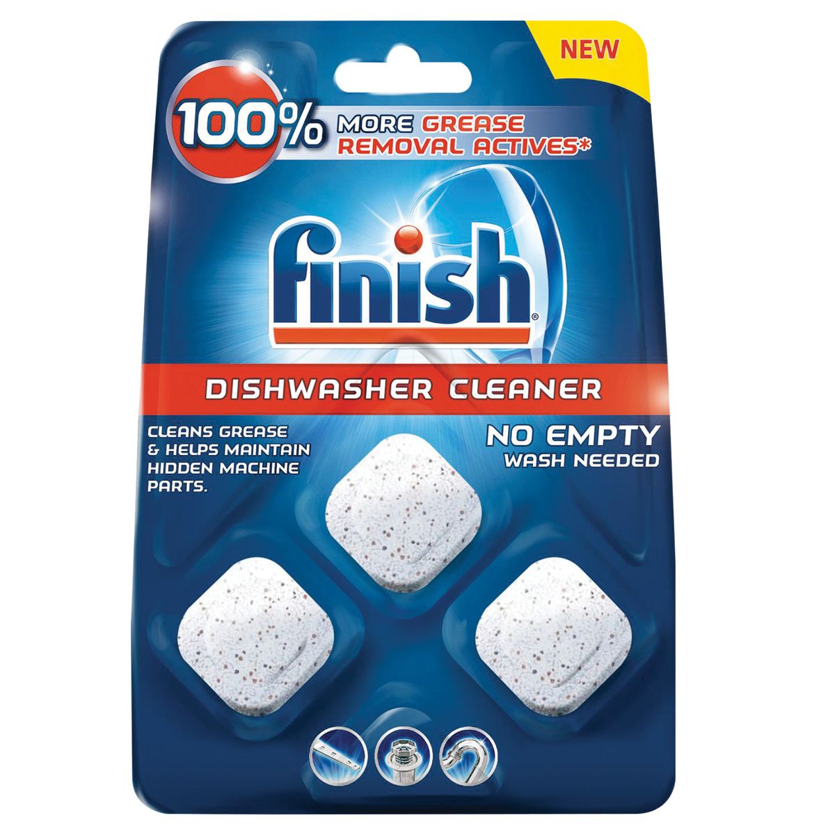 Finish 3 Pack, In-Wash Auto Dishwasher Machine Cleaner Pods | Shop ...