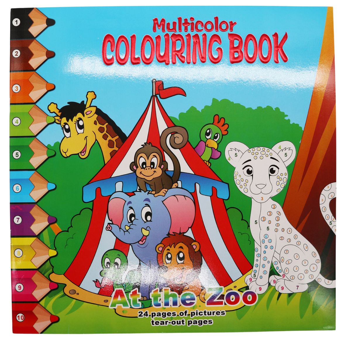 24 Page At the Zoo Educational Multi Colouring Book | Shop Today. Get ...