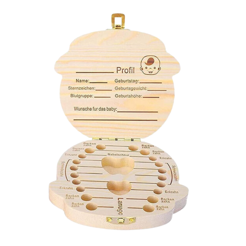 Wooden Milk Tooth Box Storage for Milk Teeth | Shop Today. Get it ...