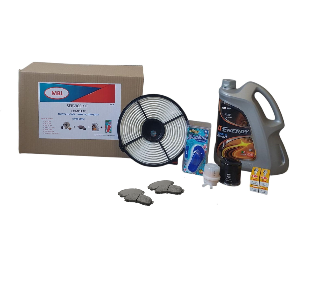 Complete Service Kit Compatible with Toyota 1.3 Tazz, Corolla, Conquest ...