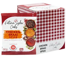 Fatima Sydow Chicken Braai Spice by HQ Foods 12 X 50g | Shop Today. Get ...