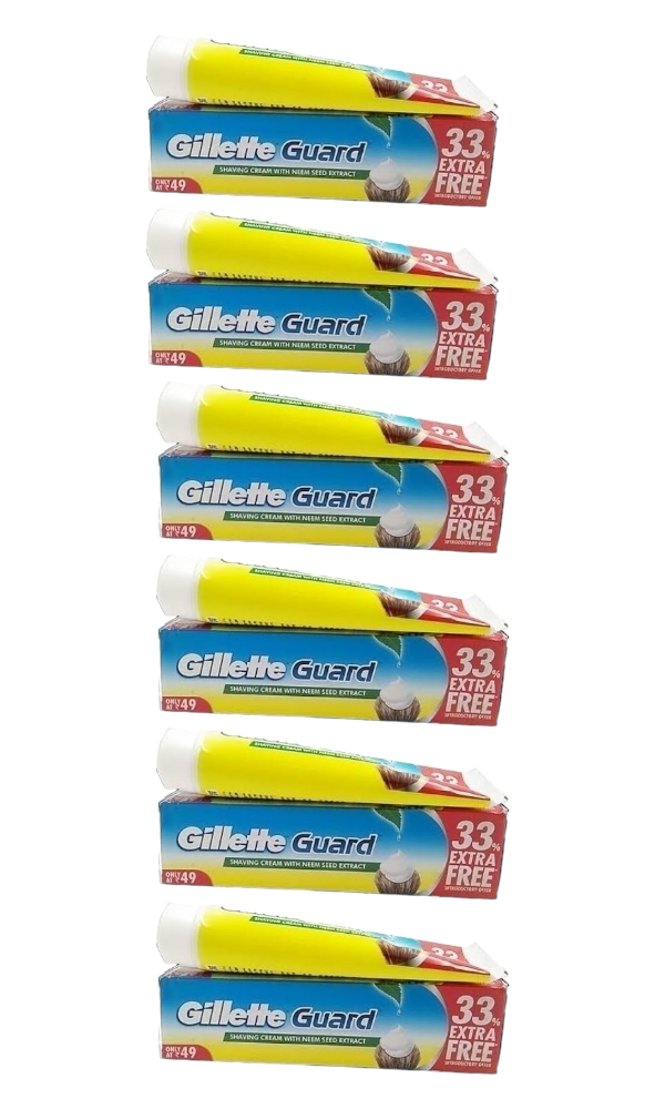 Gillette Guard Shaving Cream 125g 6 Pack Shop Today Get It Tomorrow