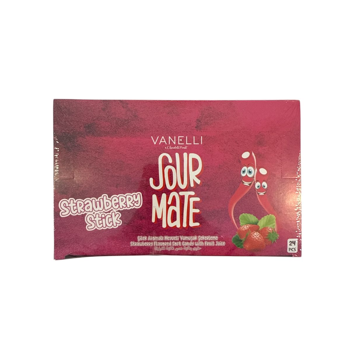 Vanelli - Sour Mate Strawberry Sweets - Box of 24 | Shop Today. Get it ...