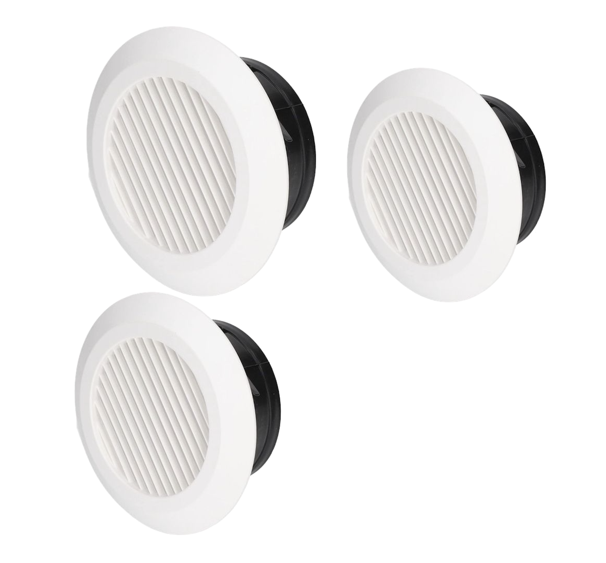 Tool DIY Durable Kitchen Ceiling Plastic Ventilation Slits - Set of 3 ...