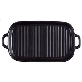 Kitchen Multi Purpose Rectangle BBQ Ceramic Grill Baking Pan (30x14x2 ...