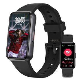 Top Men's Fitness Smart Watch with Silicone Strap | Heart Rate, Sleep ...