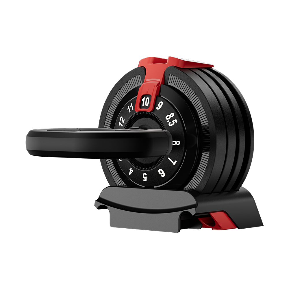 XDumbbell 12KG Adjustable Kettlebell with Storage Base - 1 to 12KG - 12 ...