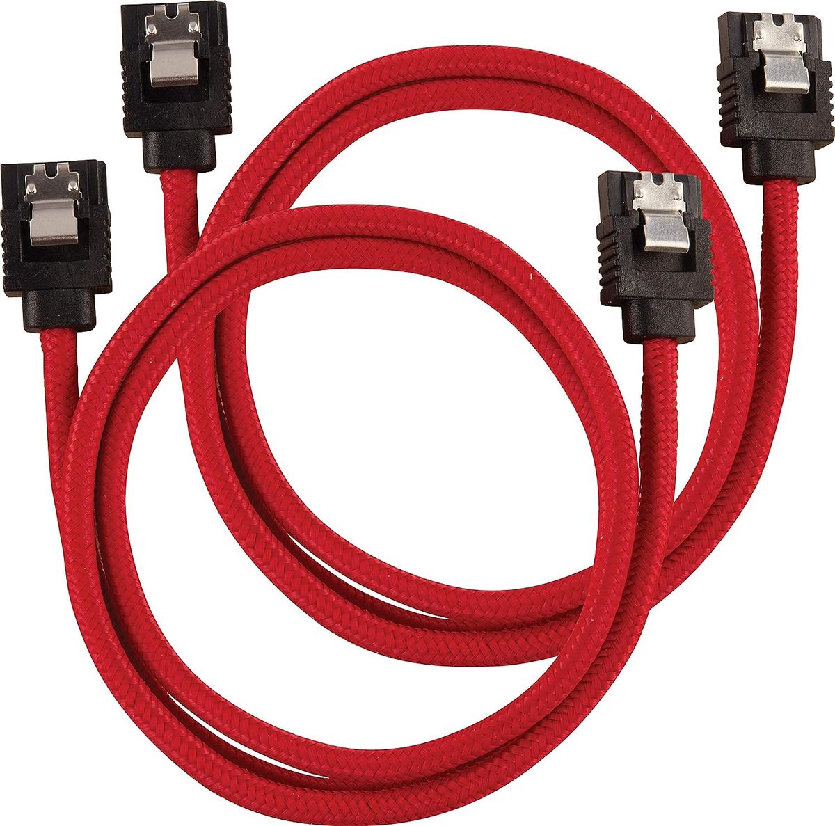 Premium Sleeved SATA 6Gbps 30cm Cable - Red | Shop Today. Get it ...