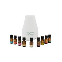 OCO Life Ultrasonic Diffuser, Humidifier & Purifier 120ml with 9 Oil ...