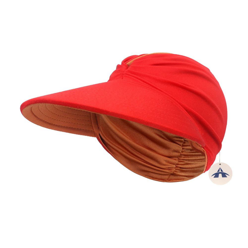 Women Wide Brim Elastic Empty Top Summer Hat for Beach Sport Golf ...