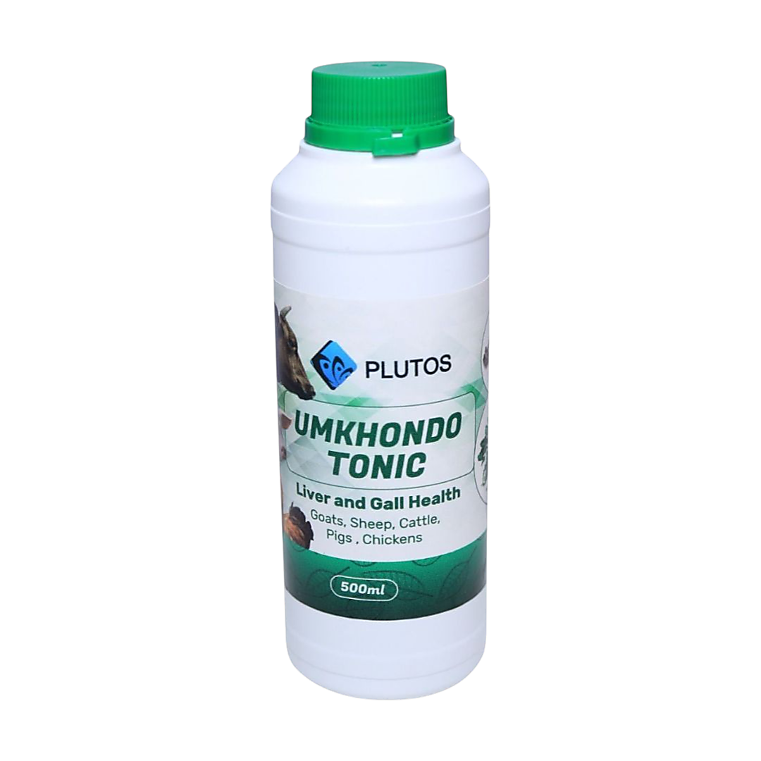 Plutos Umkhondo Tonic -Liver and Gall Heath - Goats ,Sheep ,Cattle ...