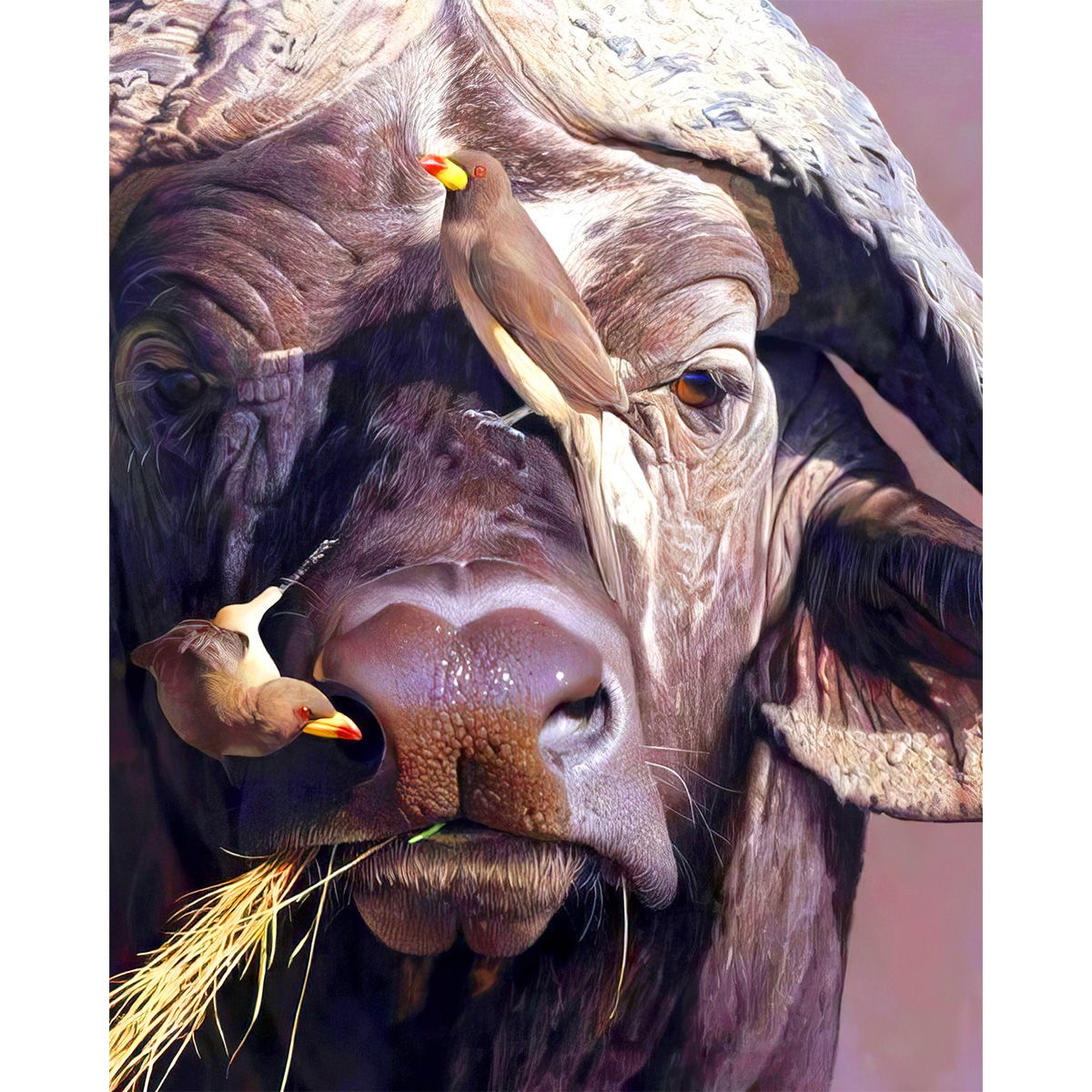 Paint By Numbers DIY 40cmx50cm Frame - South Africa Animal Big 5 ...